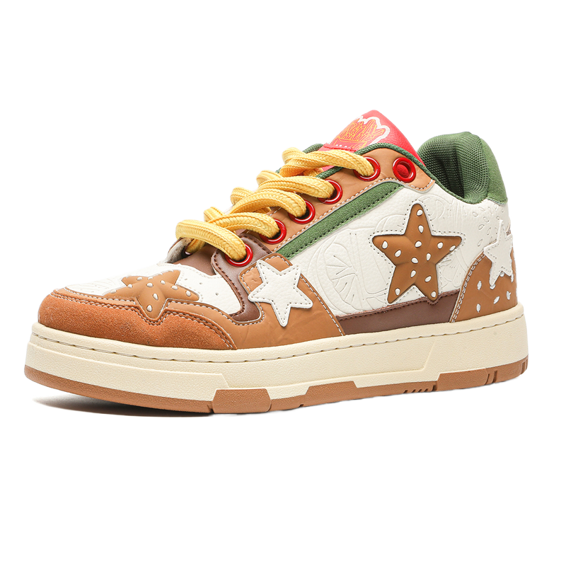 𝔾𝕣𝕠𝕦𝕟𝕕ℤ𝕖𝕣𝕠®－Flexing－shoes 2024 美式復古滑板鞋[限定]美味漢堡休閒籃球鞋走路鞋 – groundzero2002