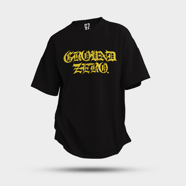 G.Z LA西岸 2023【 純愛西岸 】Ground Zero 經典哥德字體 Logo 純棉 T-Shirt – groundzero2002
