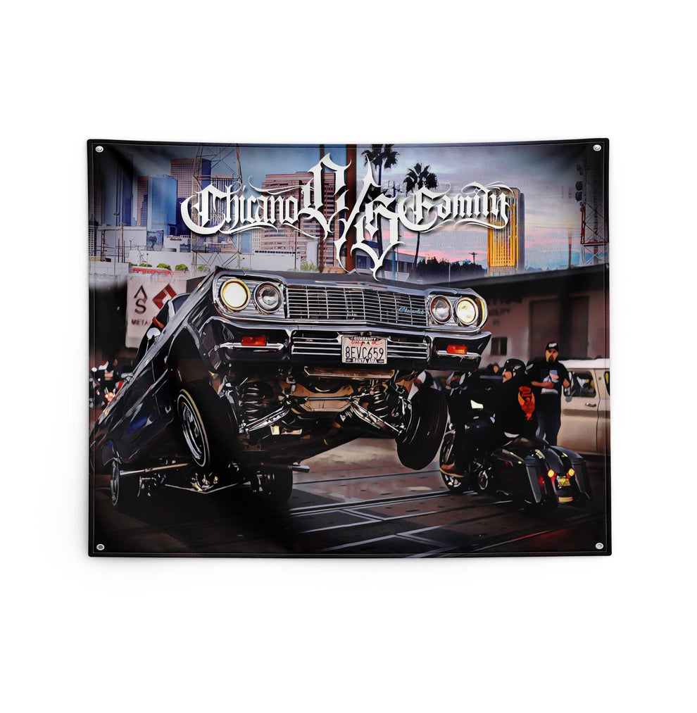 𝔾𝕣𝕠𝕦𝕟𝕕ℤ𝕖𝕣𝕠西海岸匪幫♛WestSide♛硬派Chicano-美式嘻哈Lowrider風格布景畫裝飾掛布 – groundzero2002